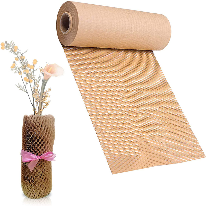 China Honeycomb Packing Paper Wrap Recycled Cushion Wrapping Roll ...