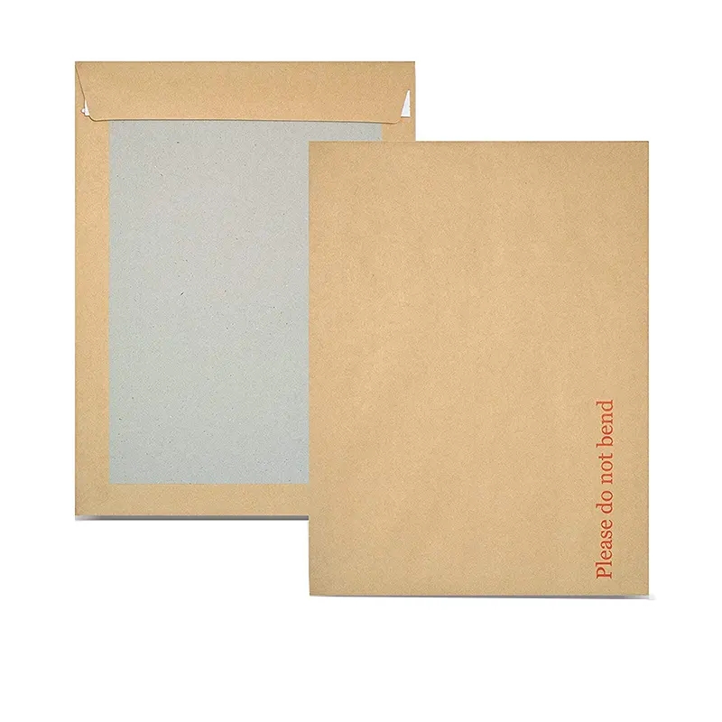 China Custom Printed Do Not Bend Envelope Rigid Mailer Hard Board ...